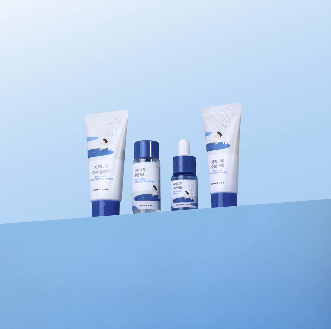 Birch Moisturizing Travel Routine Trial Kit – Round Lab